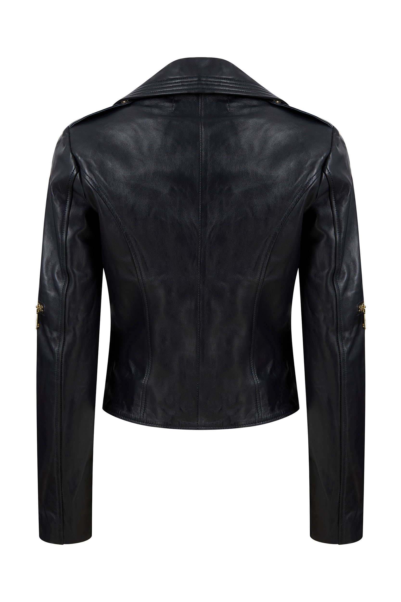 Sports Tough Biker Jacket in Navy – the official sport luxe